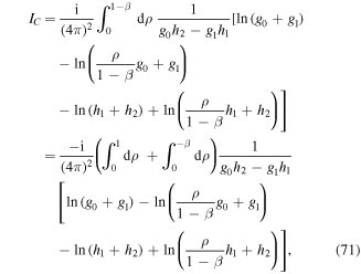 Scalar one-loop four-point integral with one massless vertex in loop regularization - IOPscience