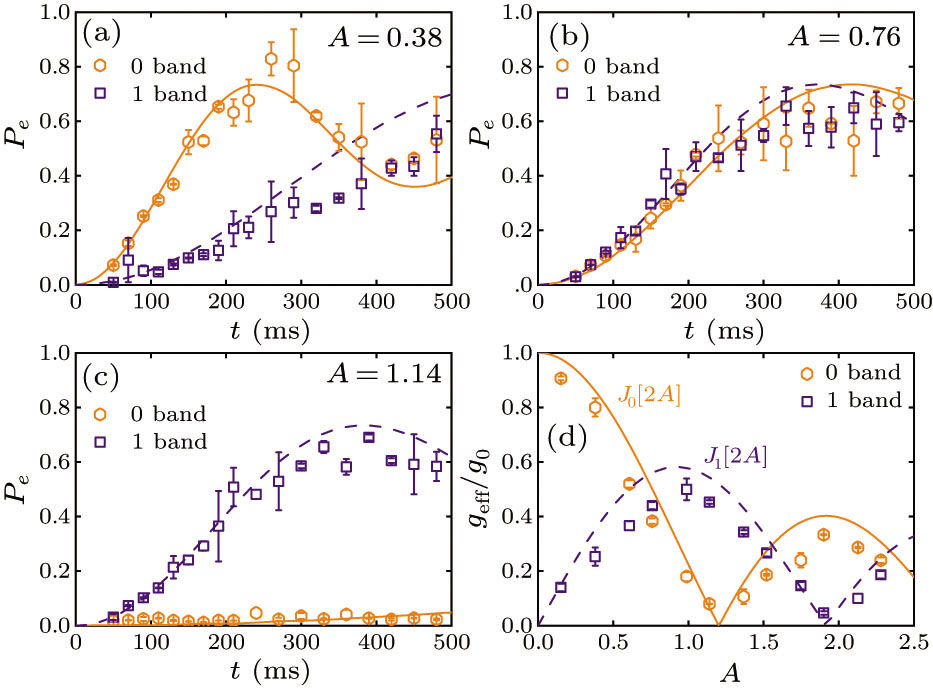 Rabi Spectroscopy and Sensitivity of a Floquet Engineered Optical ...