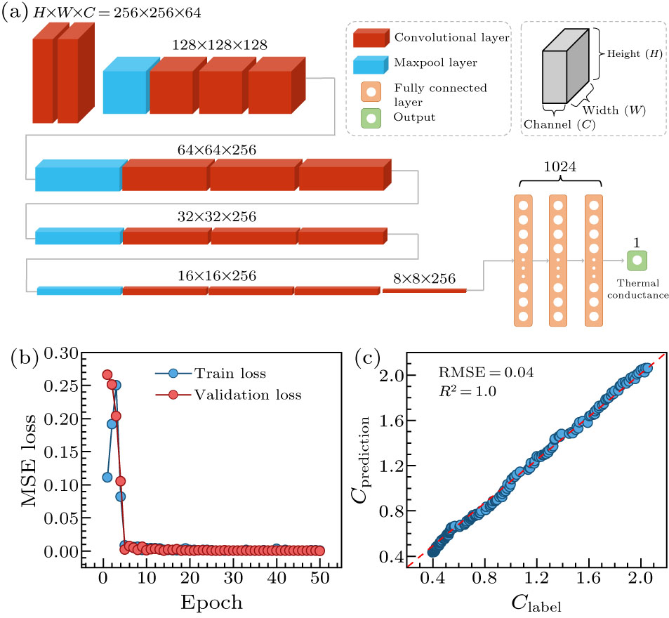 Prediction of Thermal Conductance of Complex Networks with Deep ...