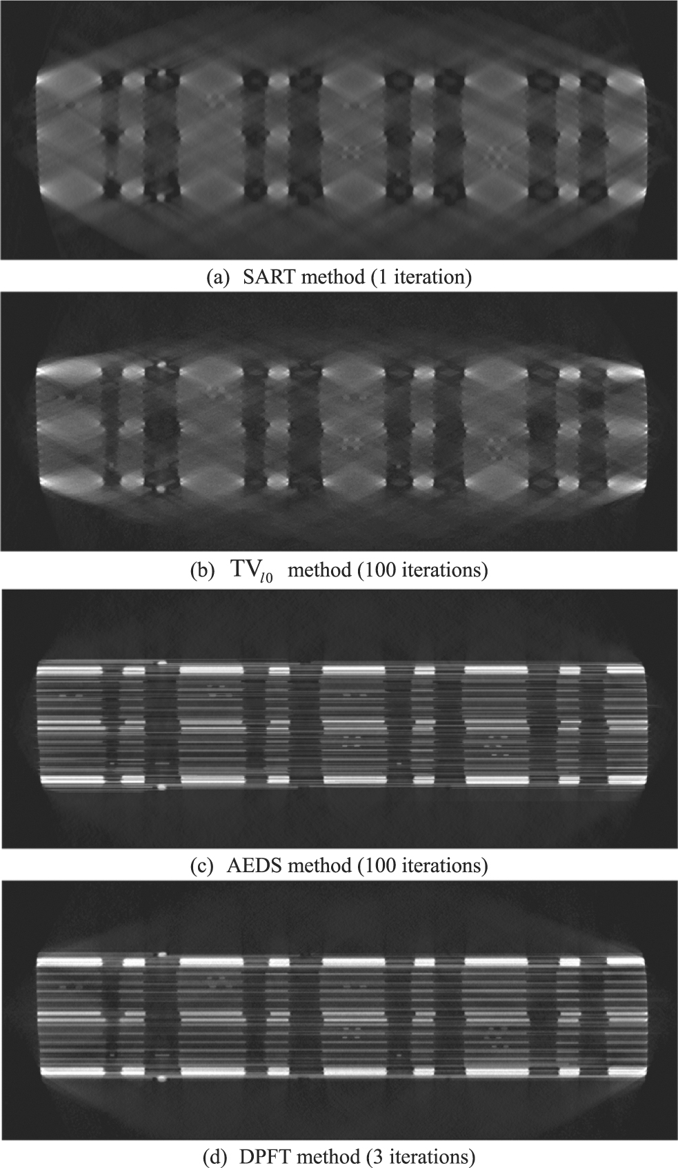 A fast image reconstruction method for planar objects CT inspired by ...