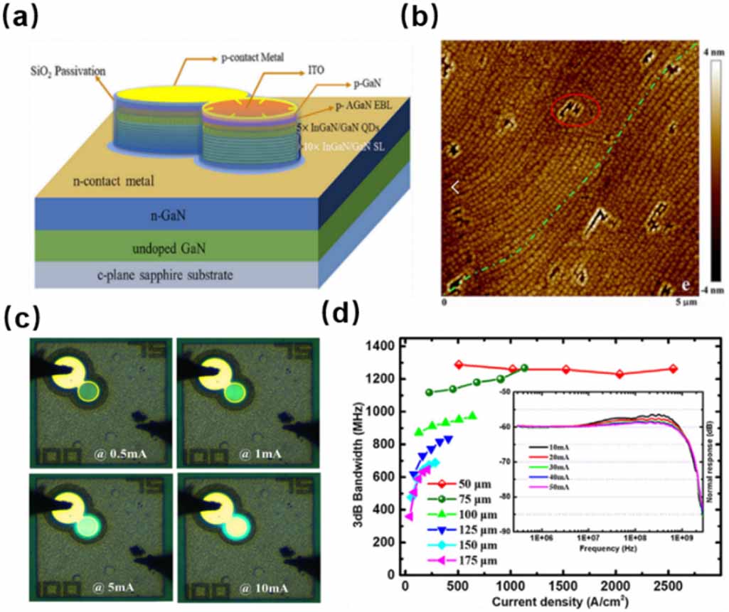 High-speed micro-LEDs for visible light communication: challenges and ...