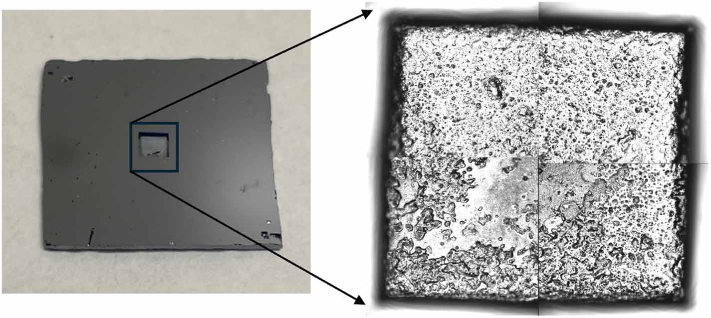 Deep cavity etching in silicon for hybrid planar integration of silicon ...