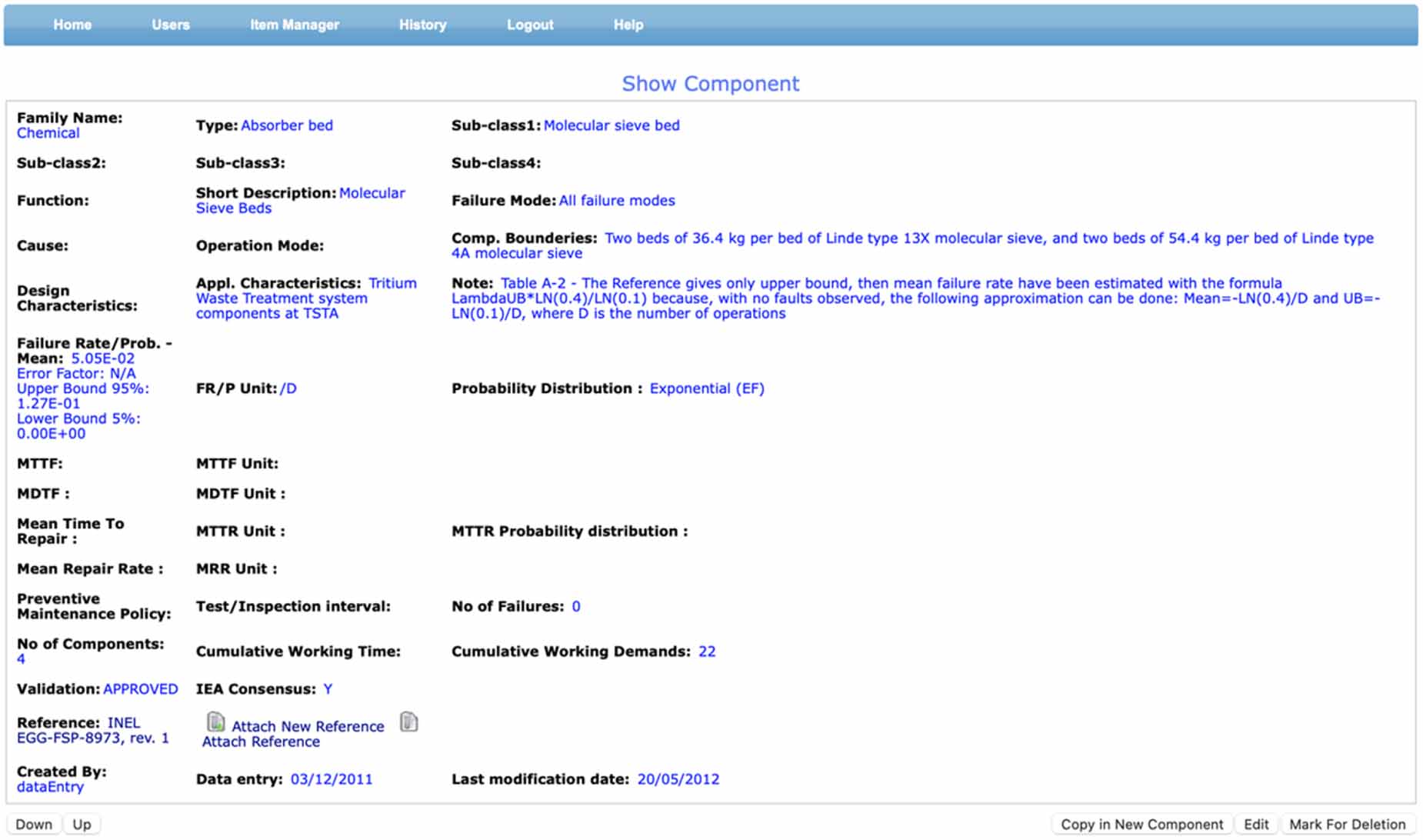 Fusion component failure rate database, status and evolution - IOPscience
