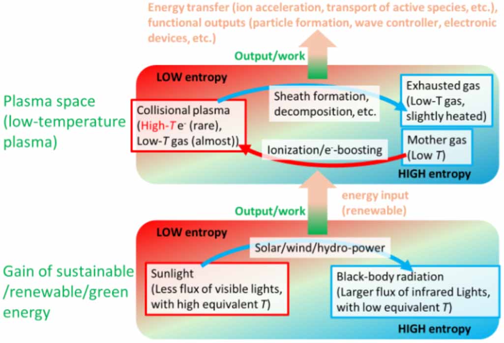 Plasma shapes optimized for functional output and quantified by entropy ...