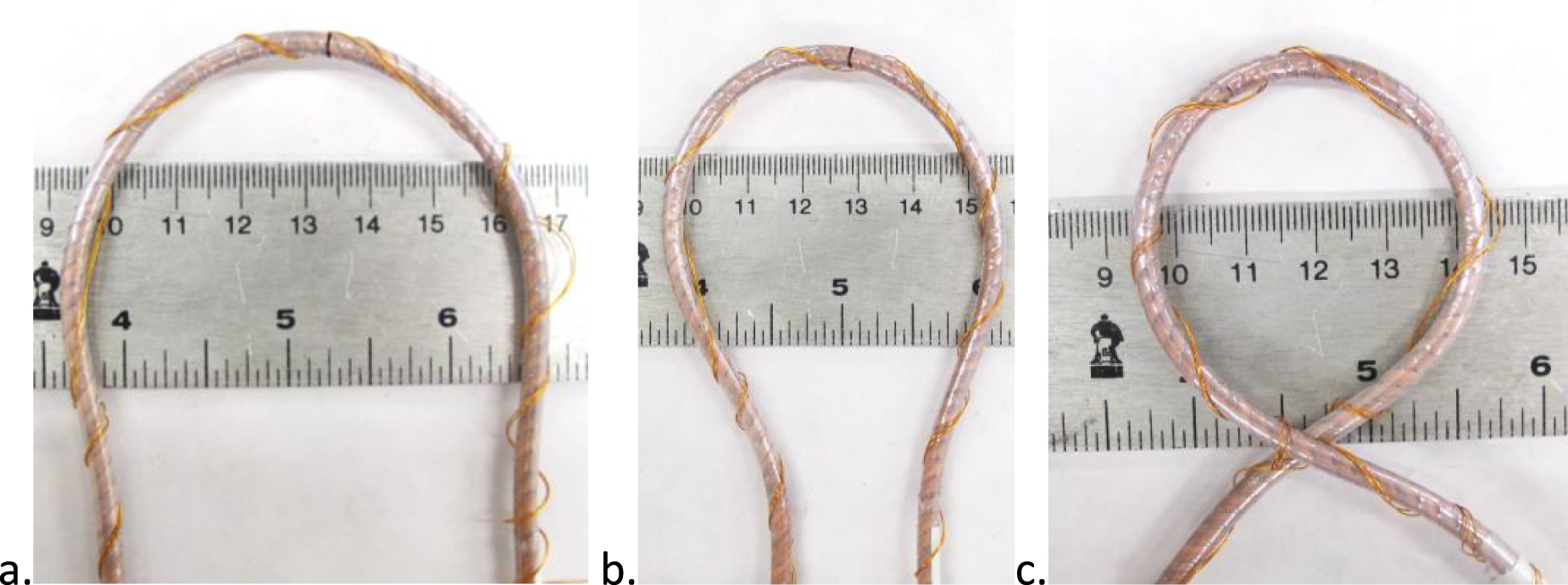 CORC® wires allowing bending to 20 mm radius with 97.5% retention in ...