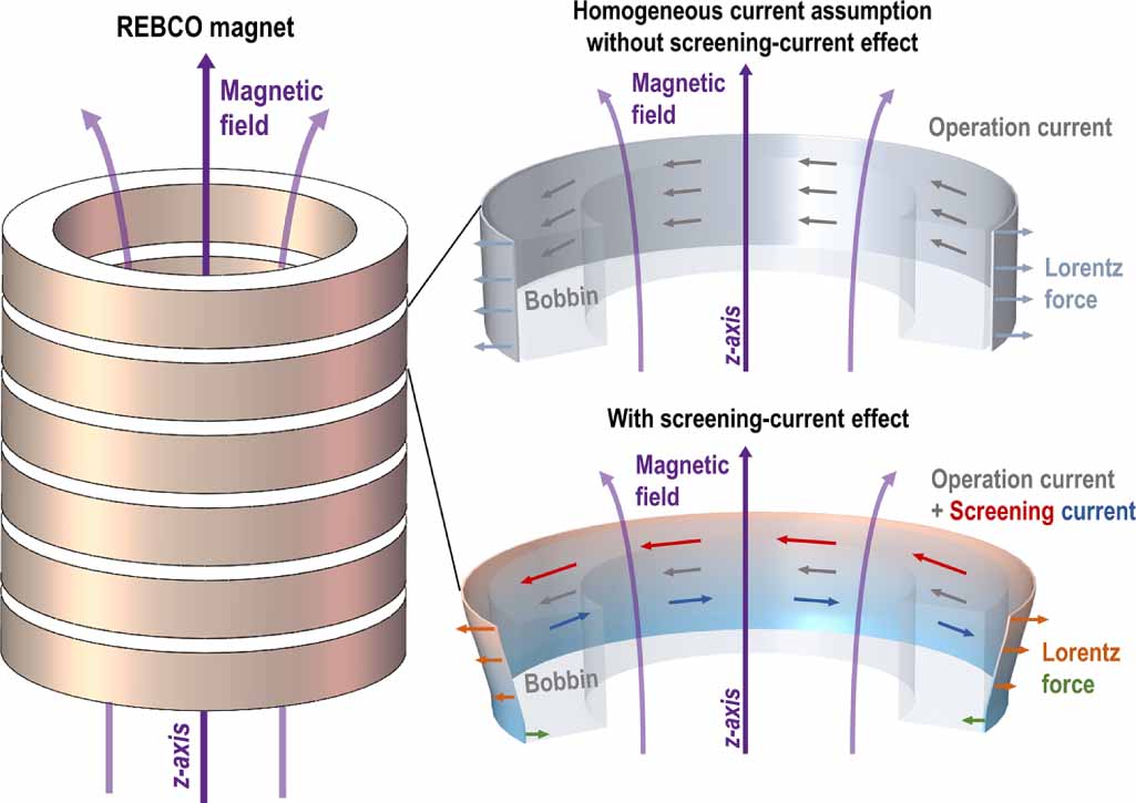 Strain analysis and preliminary test of an all-superconducting high ...