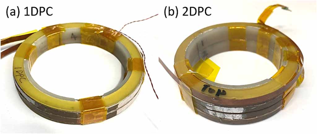 Experimental AC loss study on REBCO coil assemblies coupled with an ...