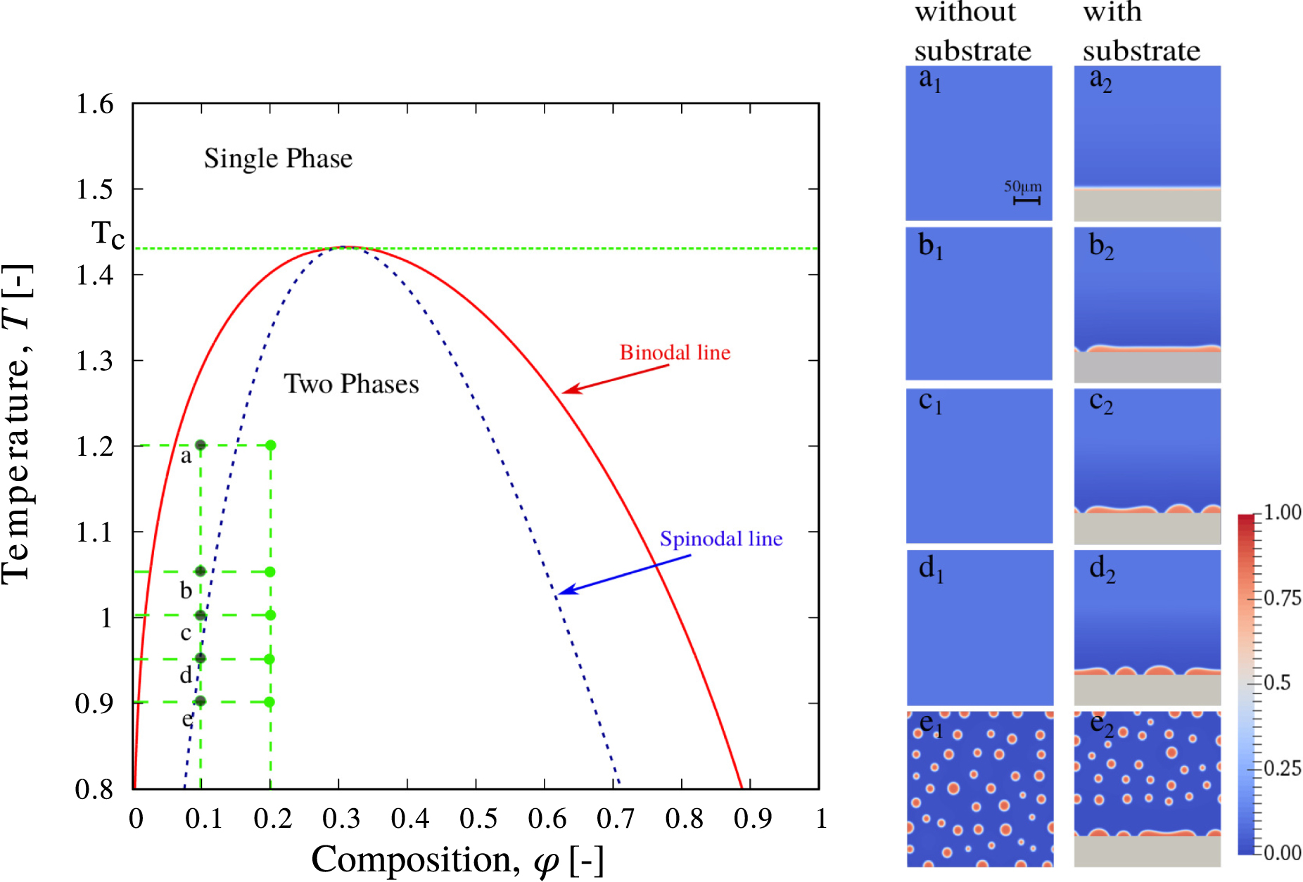 Phase-field simulation for the formation of porous microstructures due ...