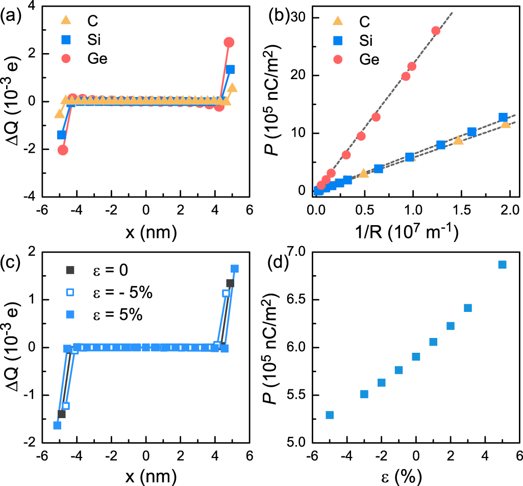 Polarization due to emergent polarity in elemental semiconductor ...