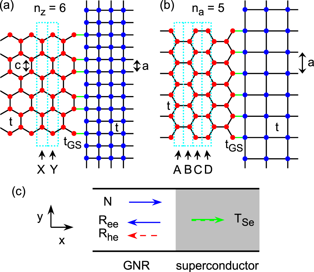 Andreev reflection in graphene nanoribbons induced by d-wave superconductors - IOPscience