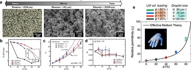 Soft composites with liquid inclusions: functional properties and ...