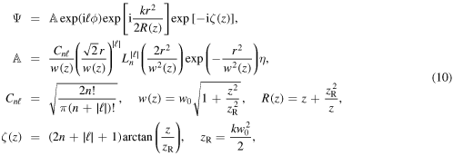 Paraxial wave function and Gouy phase for a relativistic electron in a ...
