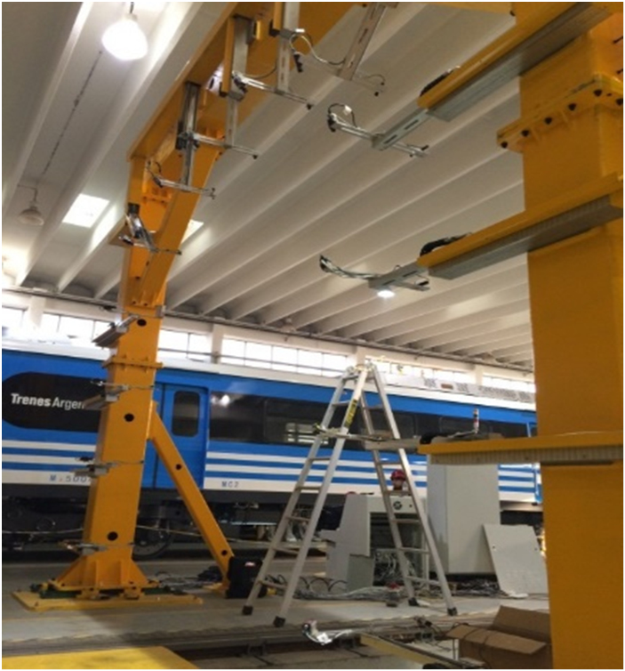 Global calibration of multi-cameras with non-overlapping fields of view based on photogrammetry ...