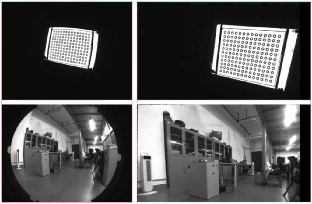 Calibration of underwater fisheye camera with multi-frequency ...
