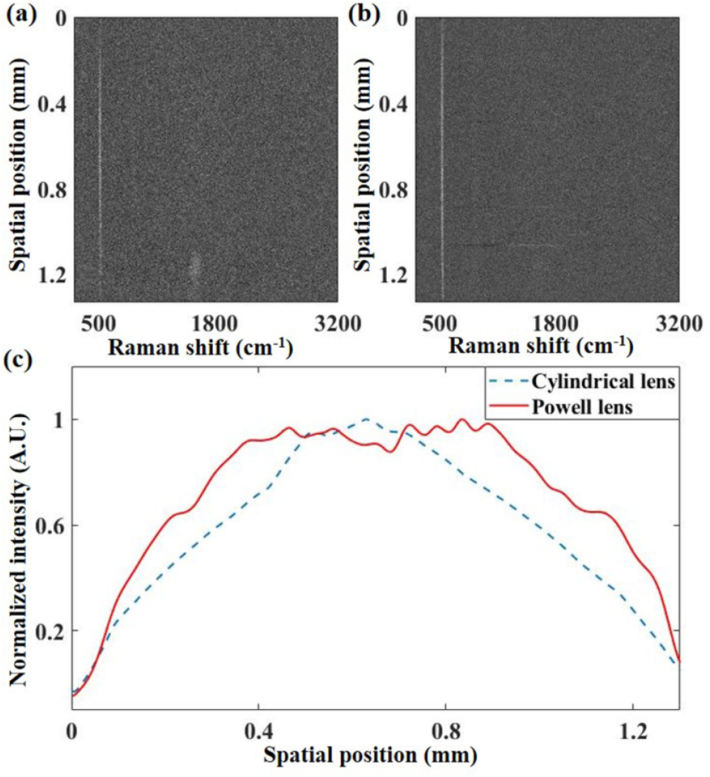 High-speed line-scan confocal Raman microscope with enhanced ...