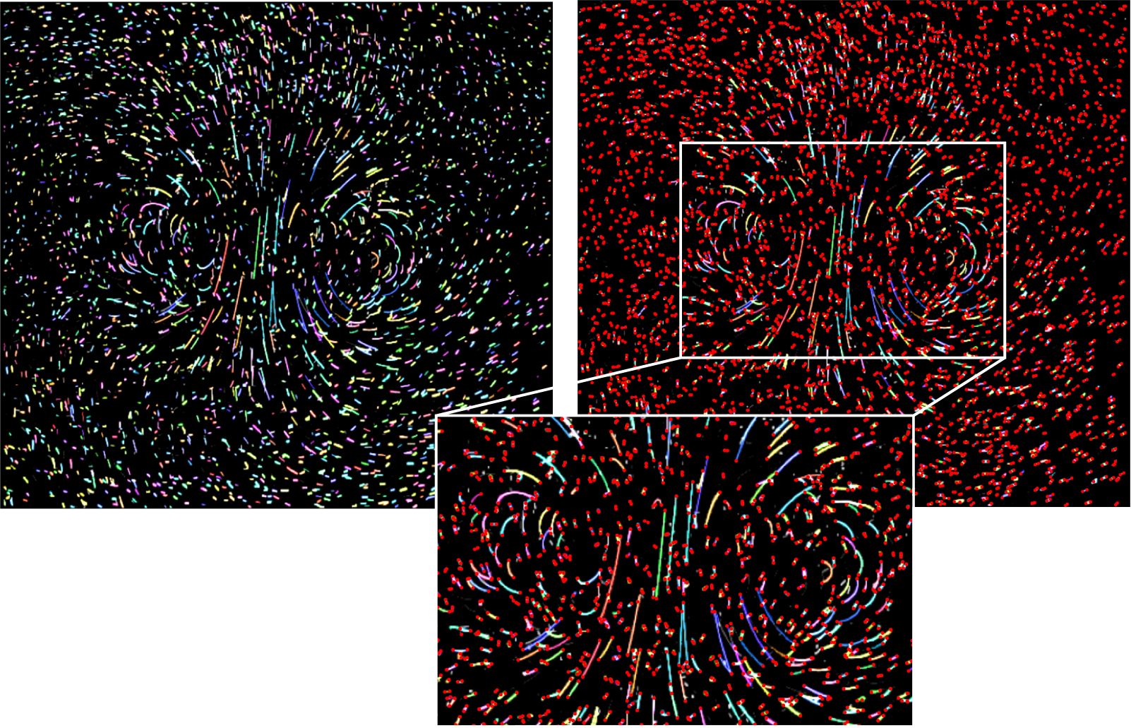 Deep learning based instance segmentation of particle streaks and tufts ...