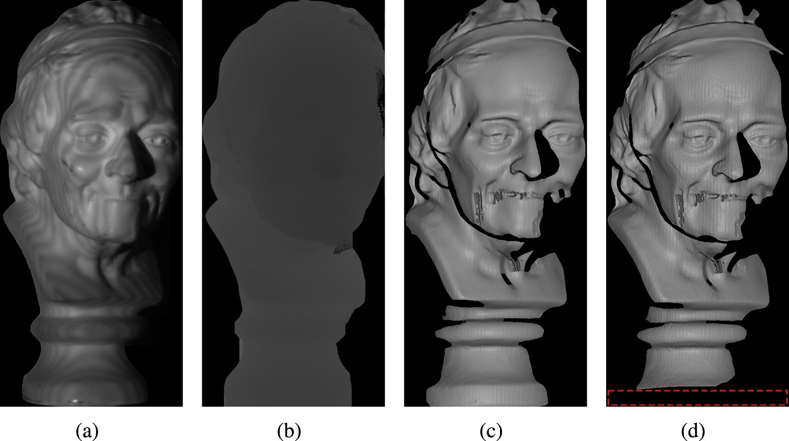 High-precision projection moiré measurement method based on virtual ...