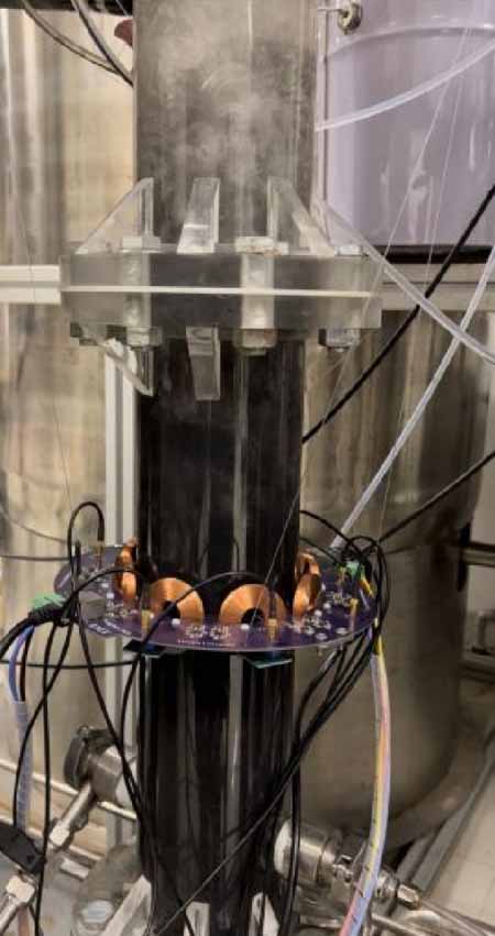 Removal of the effect of the high solids holdup ring in the fluidized ...