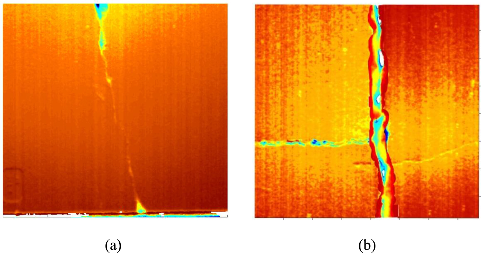 Effect of 3D laser point spacing on cement concrete crack width ...