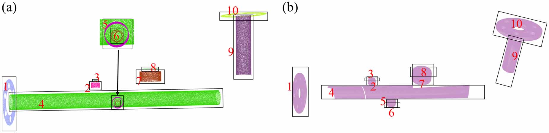 Extraction of complex pipeline features from incomplete point clouds ...
