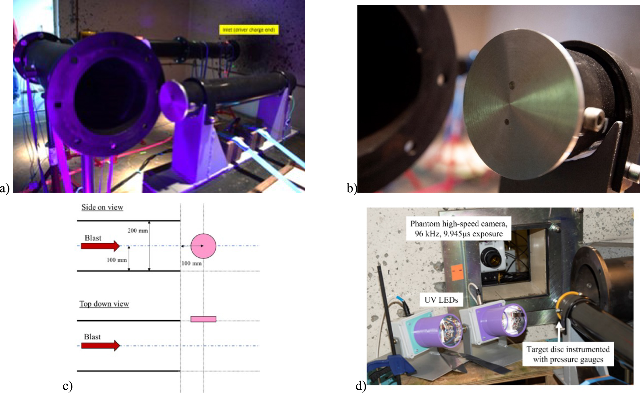 Application of pressure-sensitive paint for explosive blast ...