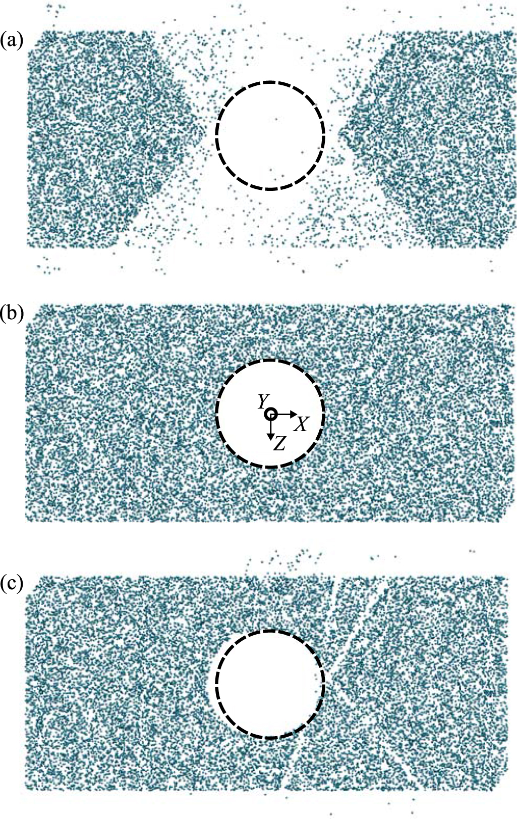 Lagrangian particle tracking in the presence of obstructing objects ...