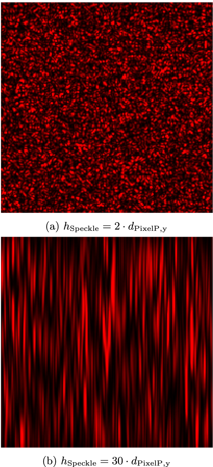 Optimal speckle size and signal processing for displacement ...
