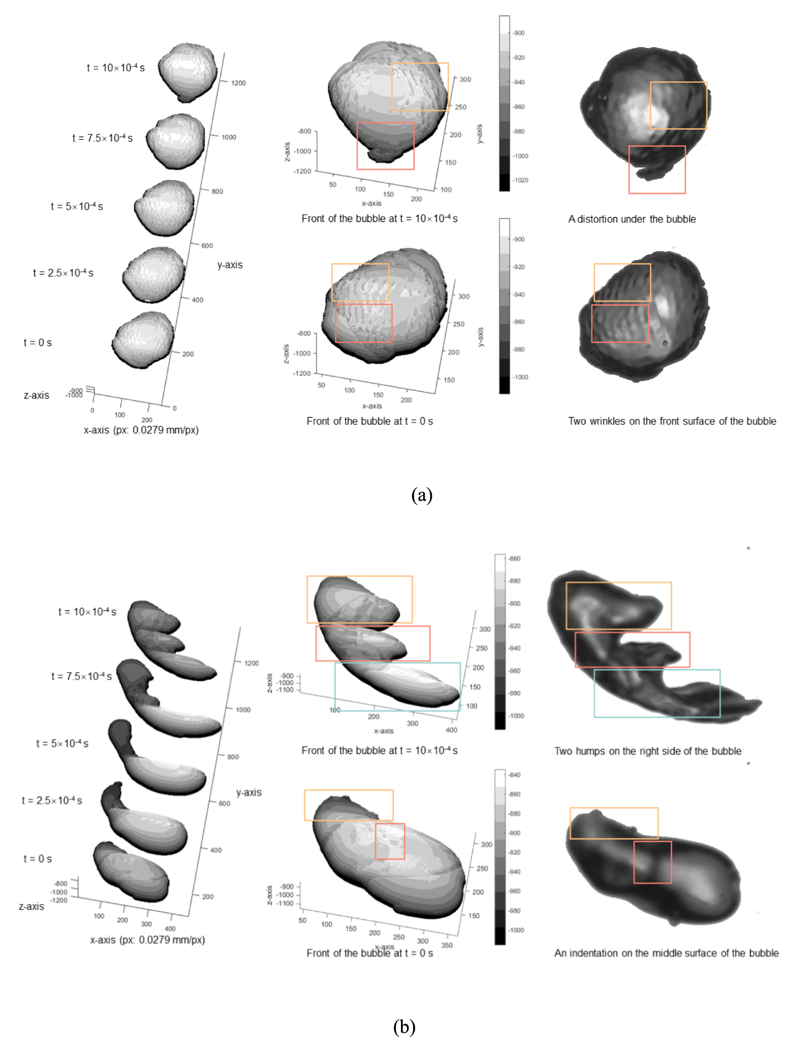 Three-dimensional reconstruction of bubble geometry from single ...