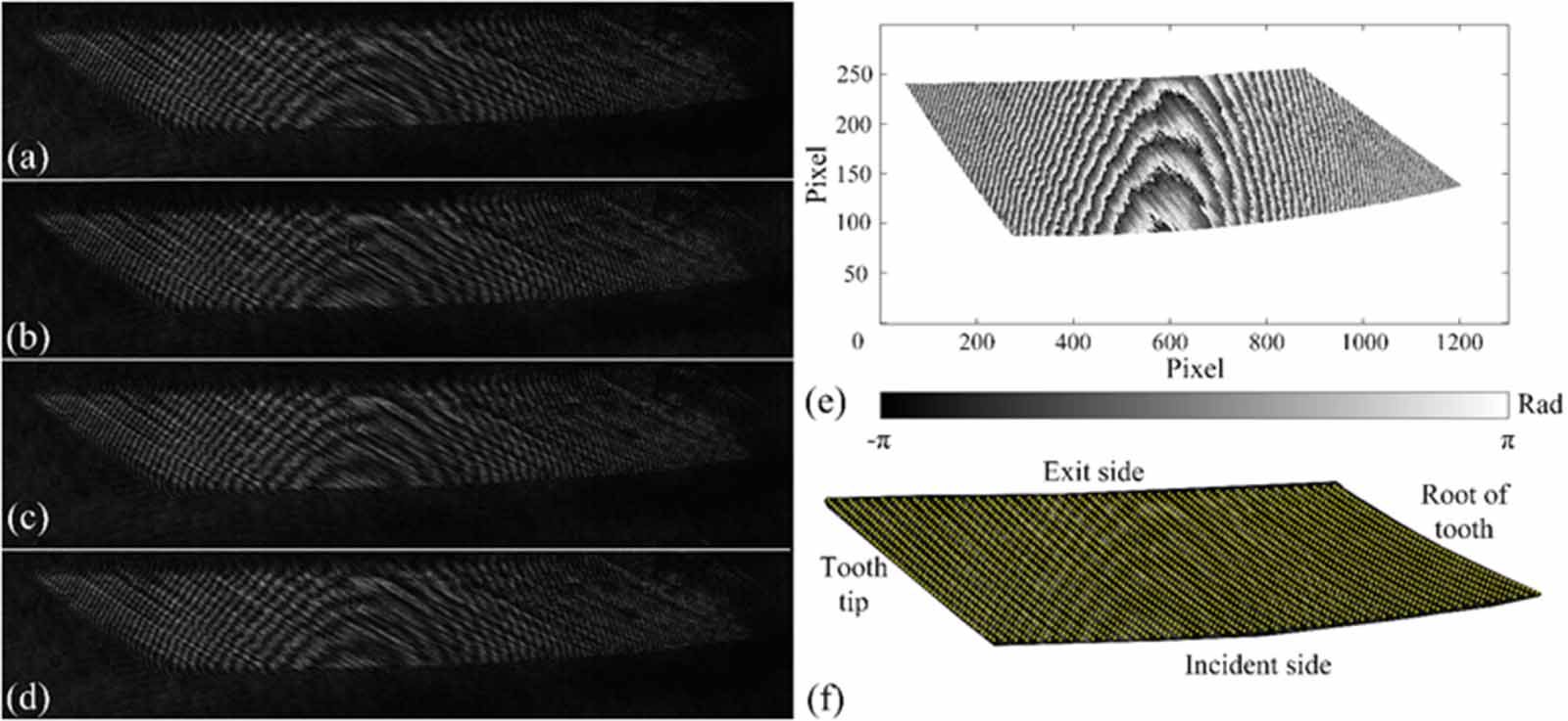 Phase recovery method based on simulated phase modulation and phase map ...