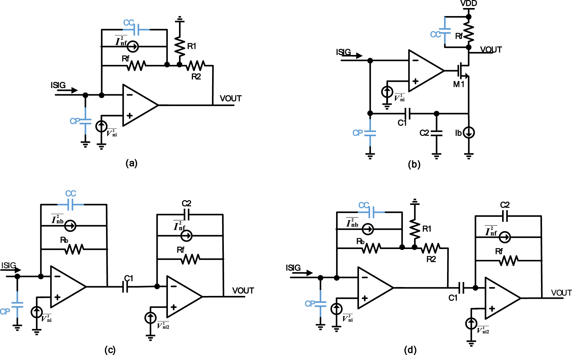 An improved two-stage capacitive feedback transimpedance amplifier for ...