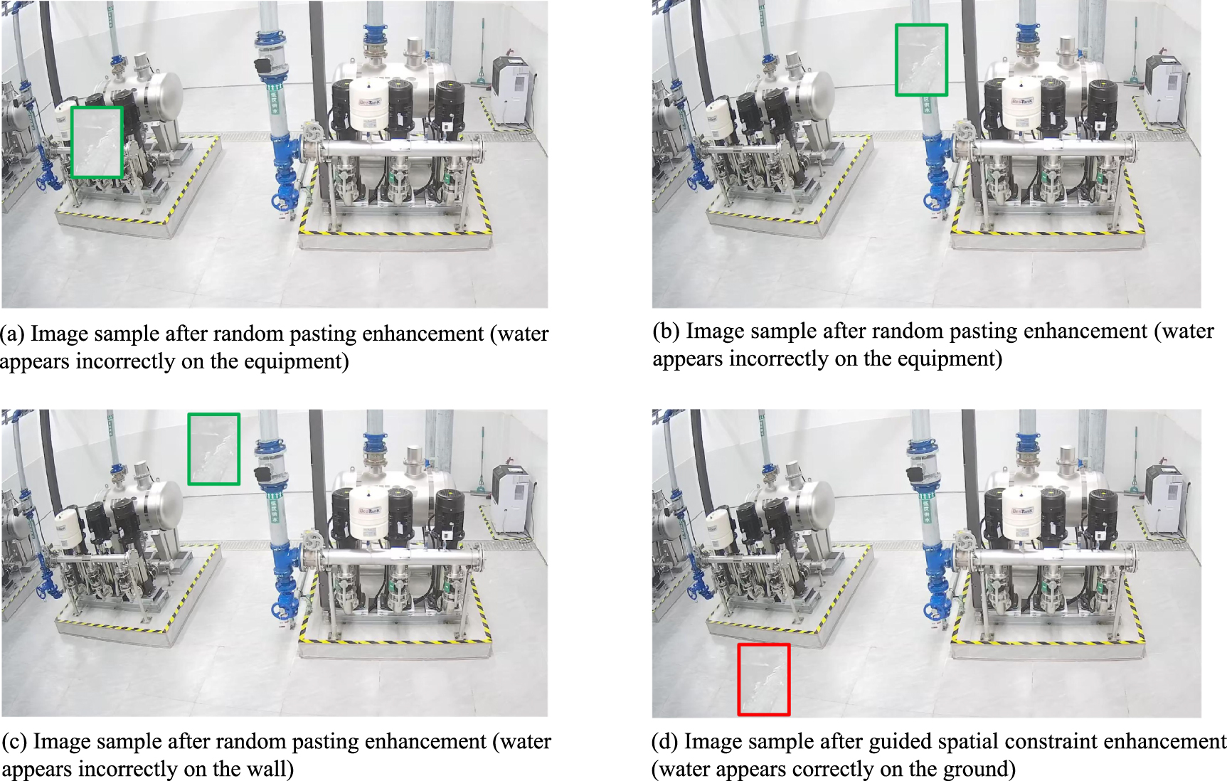 Sample generation based on guided spatial constraints for industrial ...