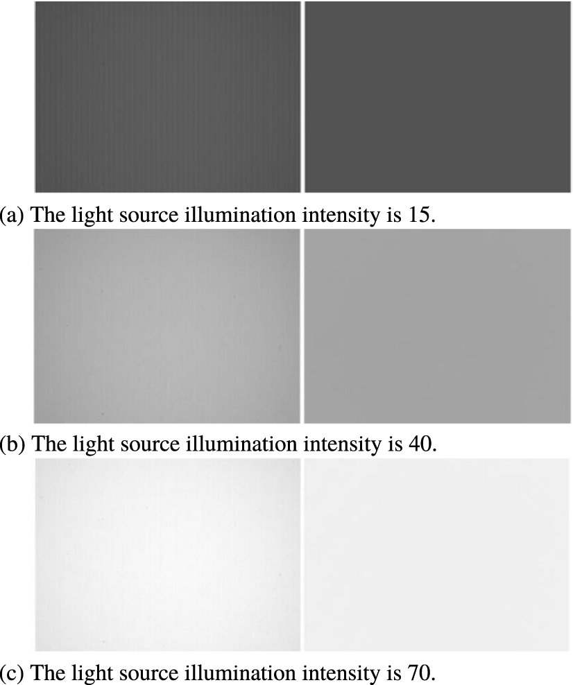 Response distortion correction of ICMOS camera using three-stage ...
