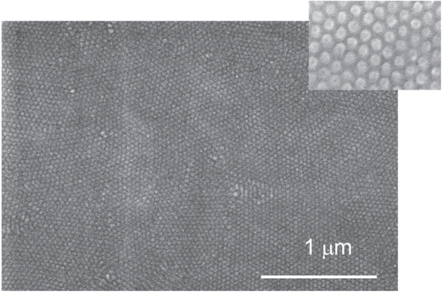 Simple and scalable preparation of master mold for nanoimprint ...