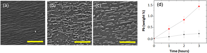 Highly efficient sequestration of aqueous lead on nanostructured ...