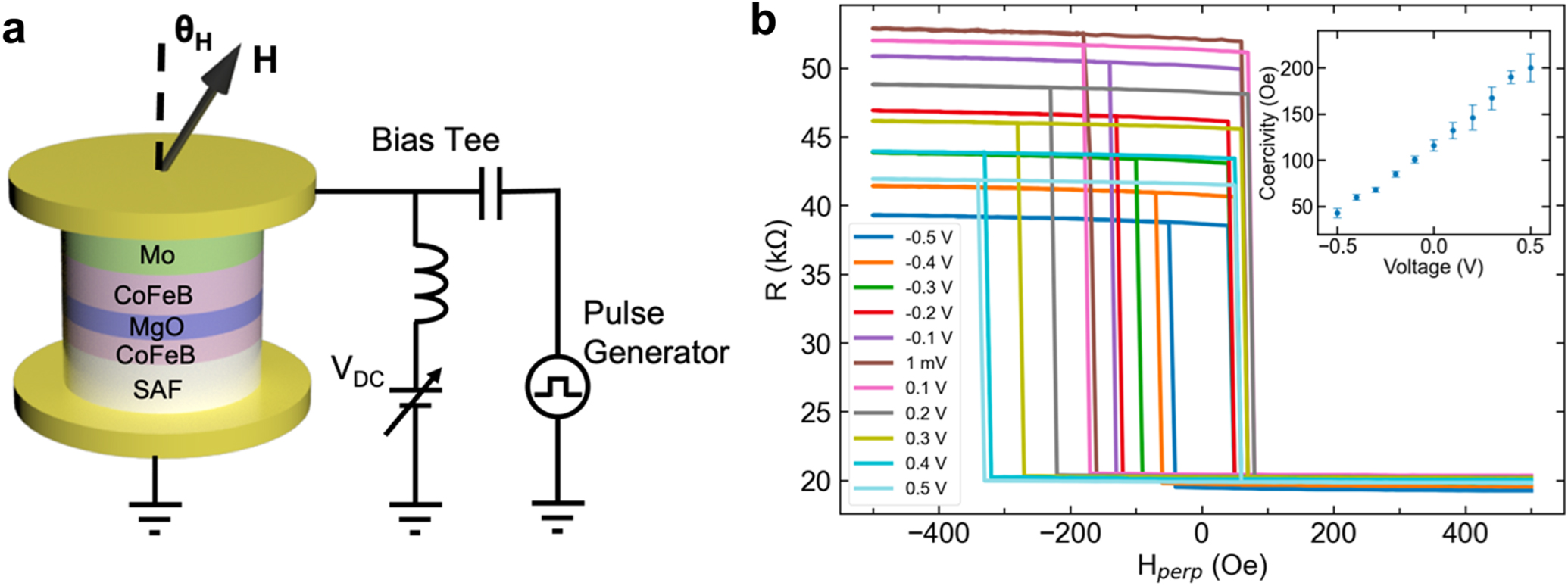 Probabilistic computing with voltage-controlled dynamics in magnetic tunnel junctions - IOPscience