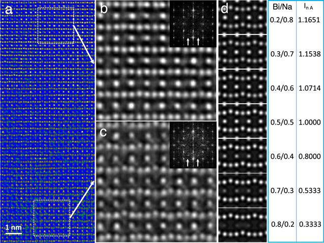 Hierarchical domain structures associated with oxygen octahedra tilting ...