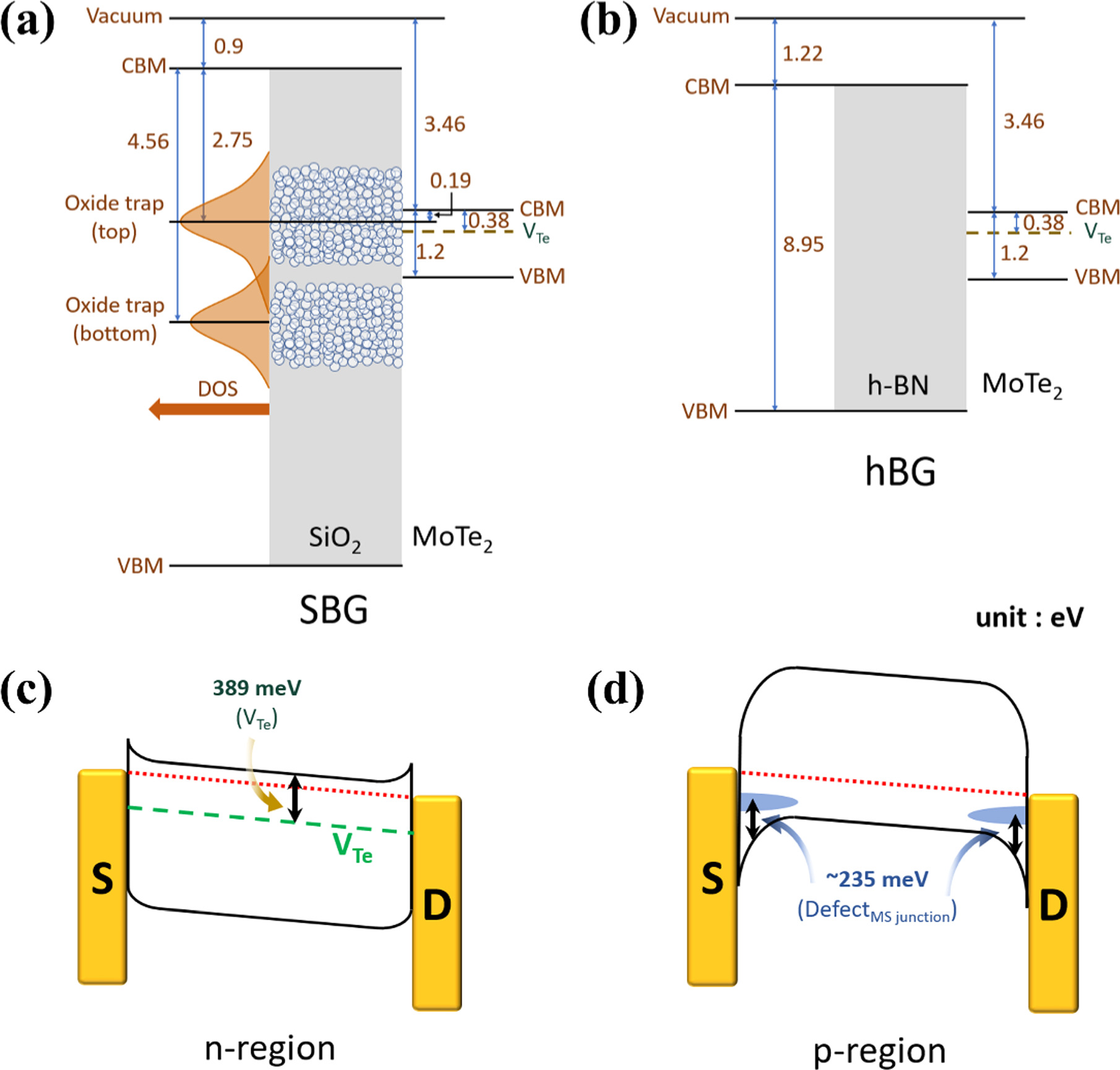 Investigating charge traps in MoTe2 field-effect transistors: SiO2 ...