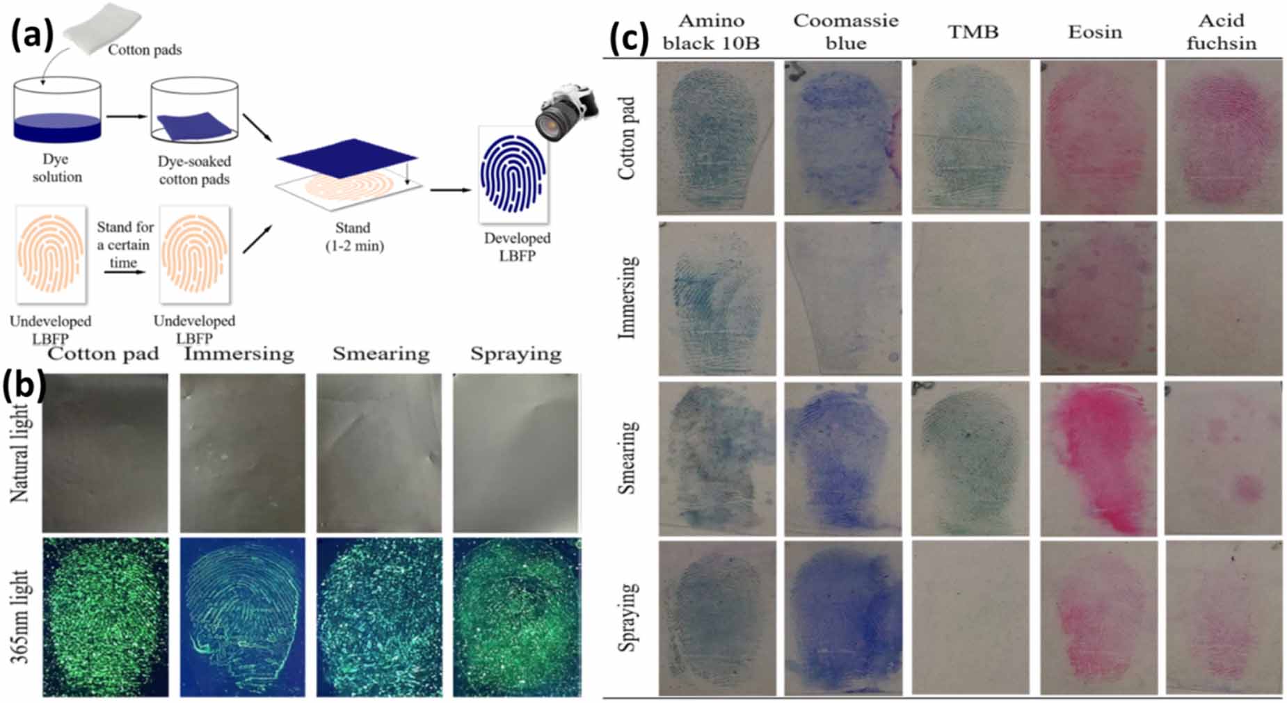 Luminescent nanomaterials for developing high-contrast latent ...
