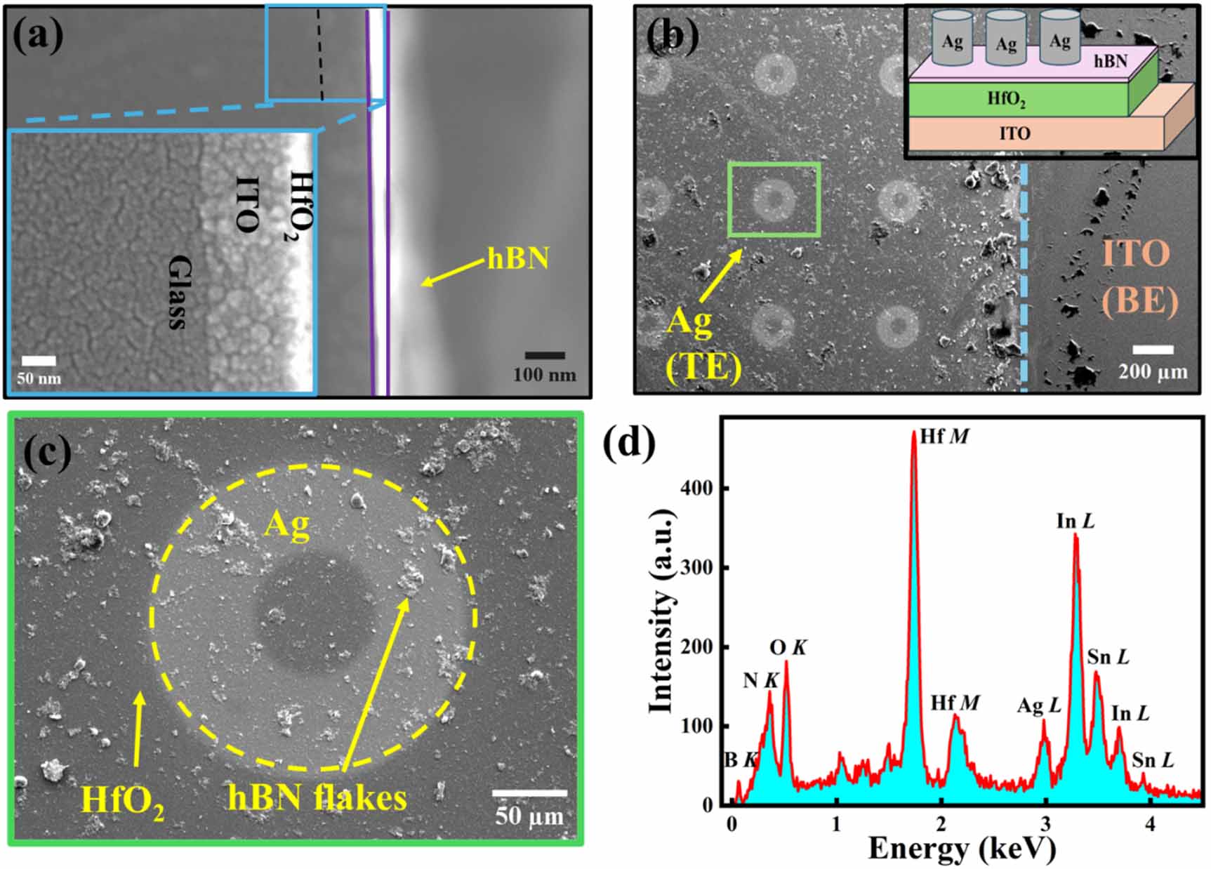 Conductance quantization and quantum-point-contact formation in hBN ...