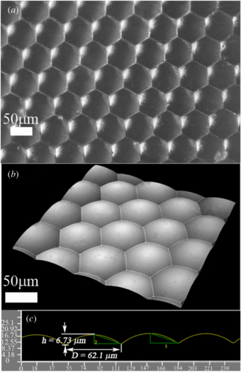 A facile method to fabricate close-packed concave microlens array on ...