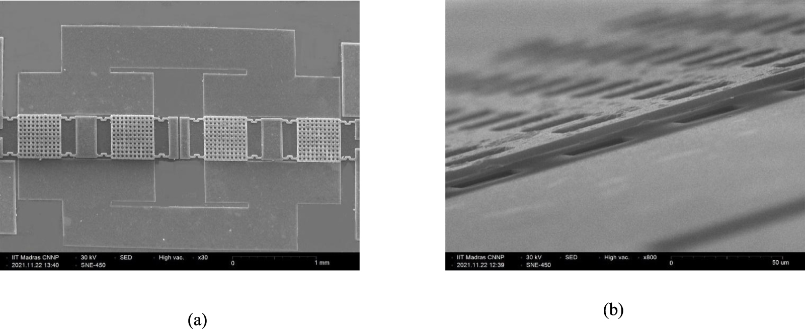 Knudsen force based double beam MEMS vacuum pressure sensor - IOPscience
