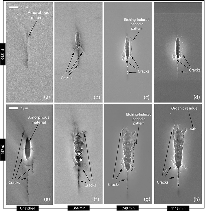 Fabrication of microstructures in the bulk and on the surface of ...