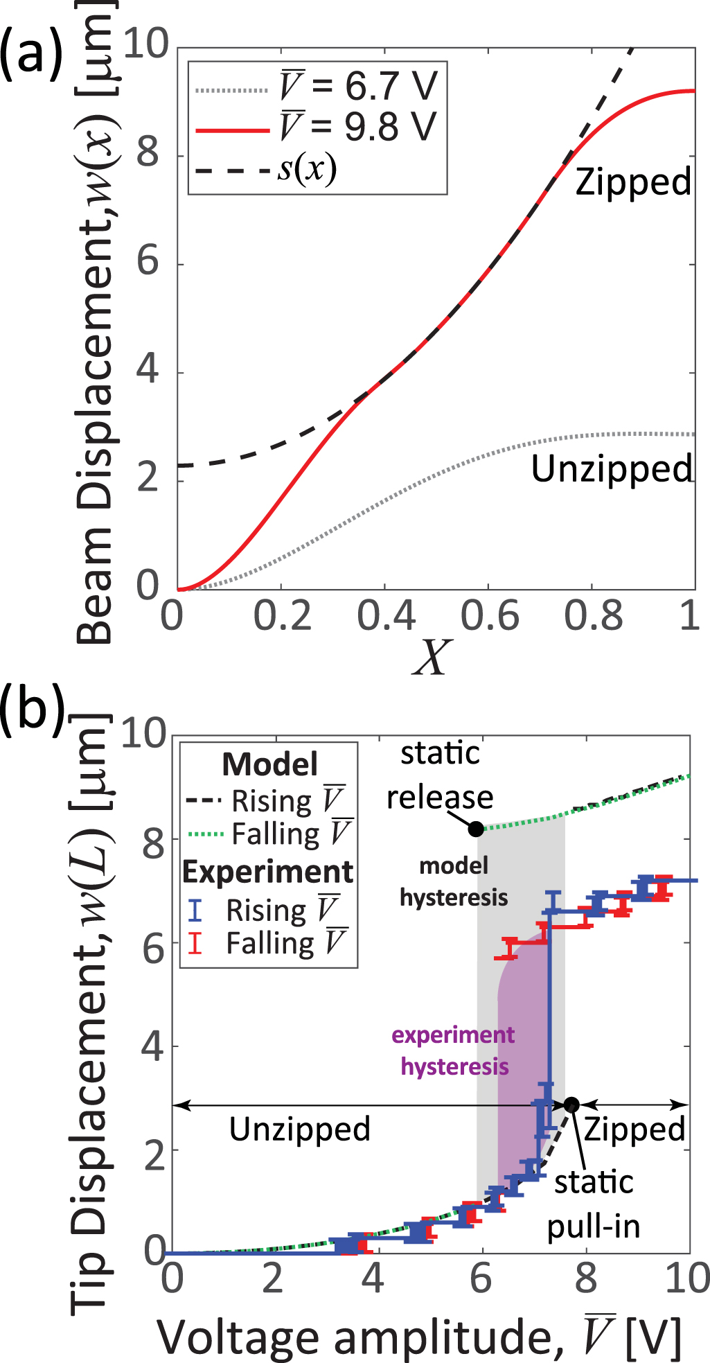 Statics and dynamics of an underwater electrostatic curved electrode ...