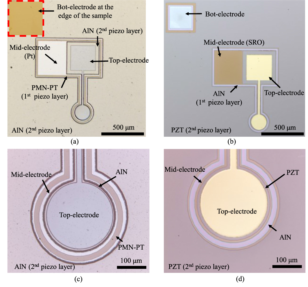 Fabrication of a piezoelectric micromachined ultrasonic transducer ...