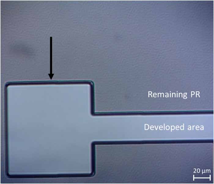 High thickness material lift-off using multi-layer photoresist - IOPscience
