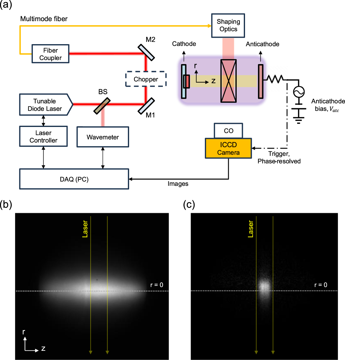 Planar laser-induced fluorescence system for spatiotemporal ion ...