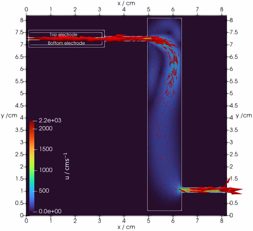 Dynamics of reactive oxygen species produced by the COST microplasma ...