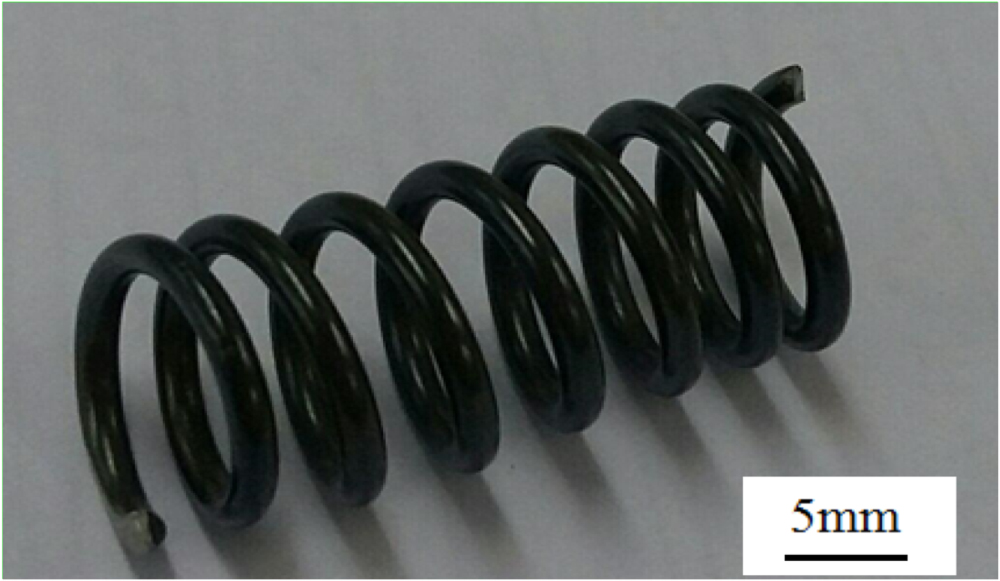 Fabrication and modeling of shape memory alloy springs - IOPscience