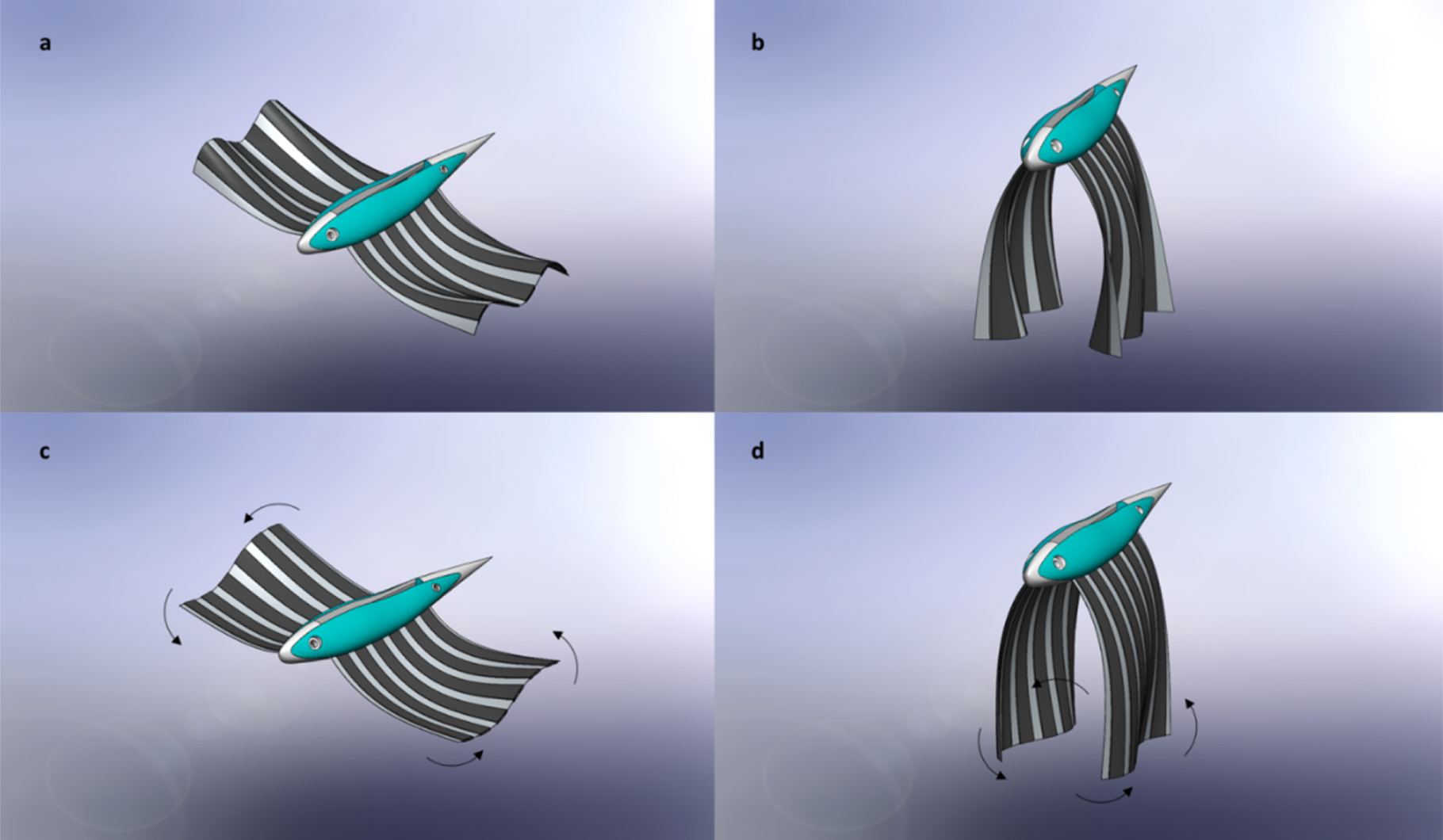 Basic design of a biomimetic underwater soft robot with switchable ...