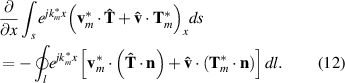 Excitation of guided wave modes in arbitrary cross-section structures by applied surface ...